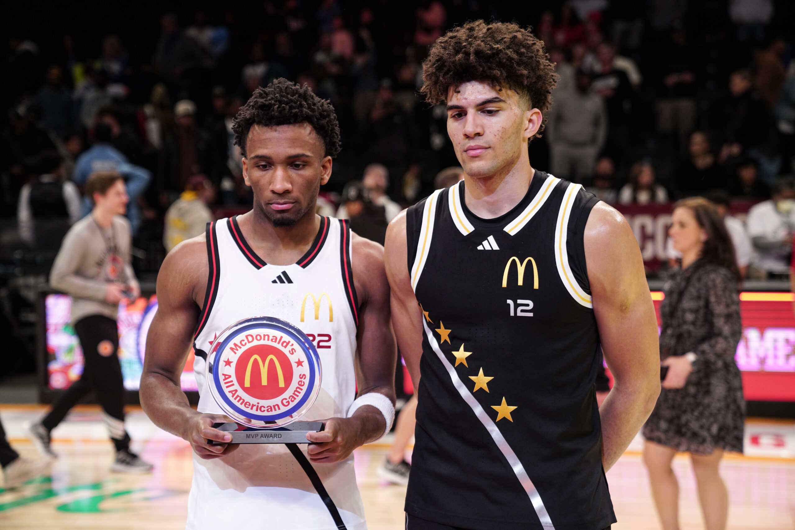 Peterson named co-MVP in McDonald’s All-American Game victory; Davis represents KU on women’s ...